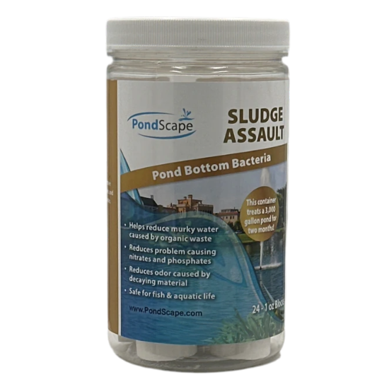 PondScape SLUDGE ASSAULT - Beneficial Bacteria Blocks for Pond Muck ...