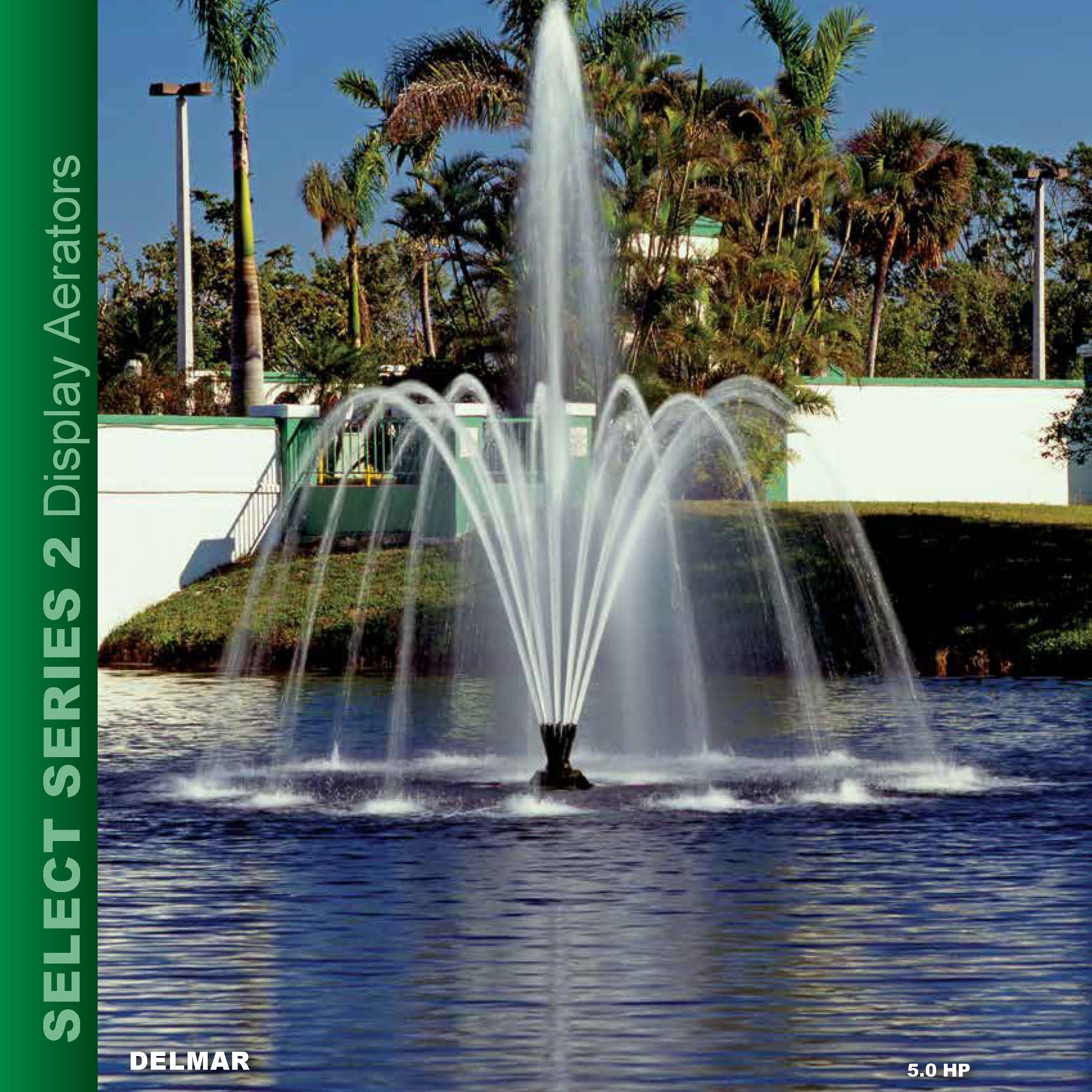 Aqua Control Select Series 2 (SS2) 1HP Display Aerator Fountain; inclu ...