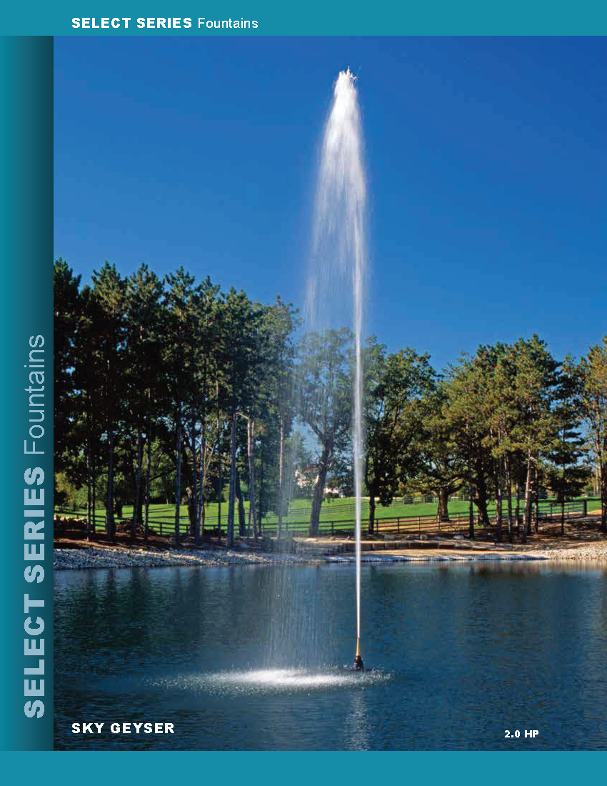 Aqua Control Select Series 5HP Fountain; includes quick disconnect and ...