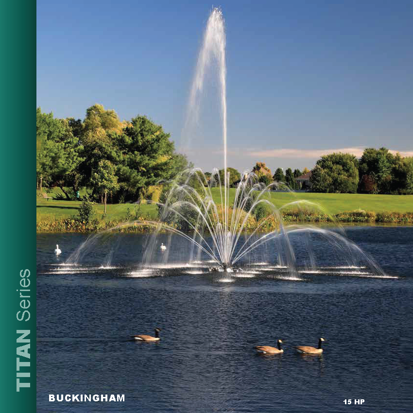 Aqua Control Titan Series Nozzle for 25HP Fountain – Pondscape