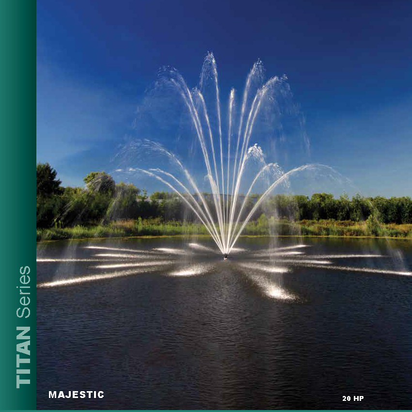 Aqua Control Titan Series 20HP Fountain – Pondscape