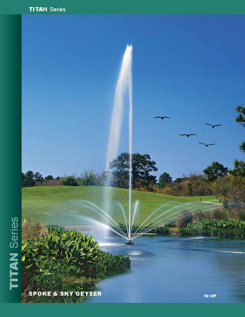 Aqua Control Titan Series Nozzle for 25HP Fountain – Pondscape