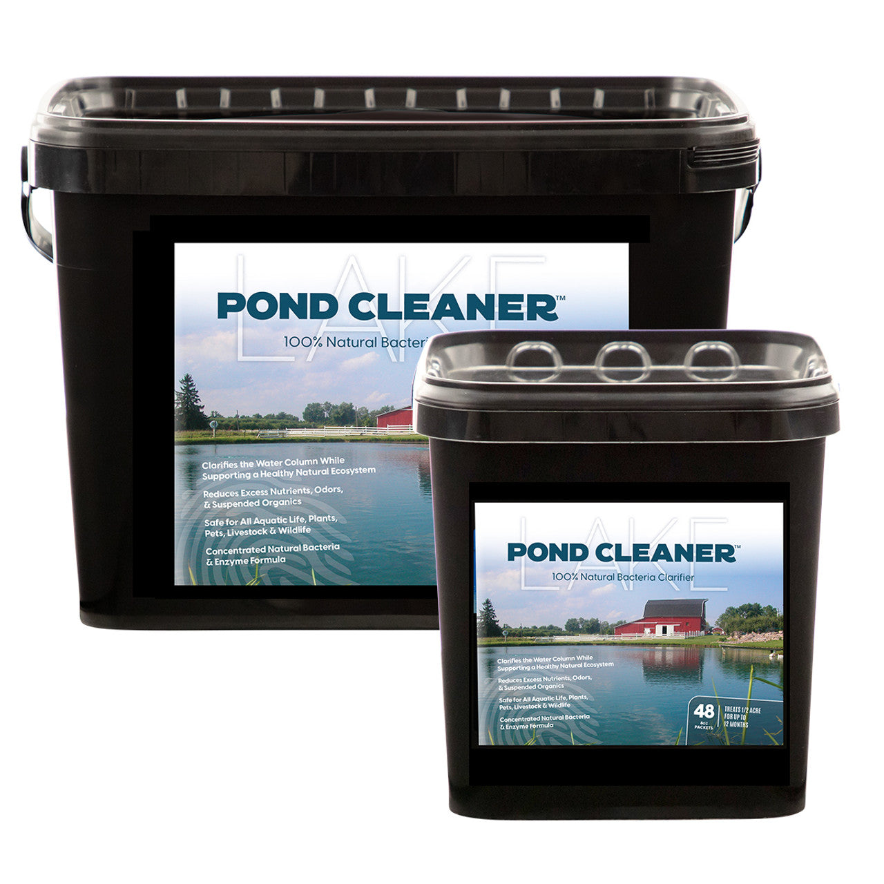 Blue Thumb Pond Cleaner Lake - Beneficial Bacteria (6 lb & 24 lb ...