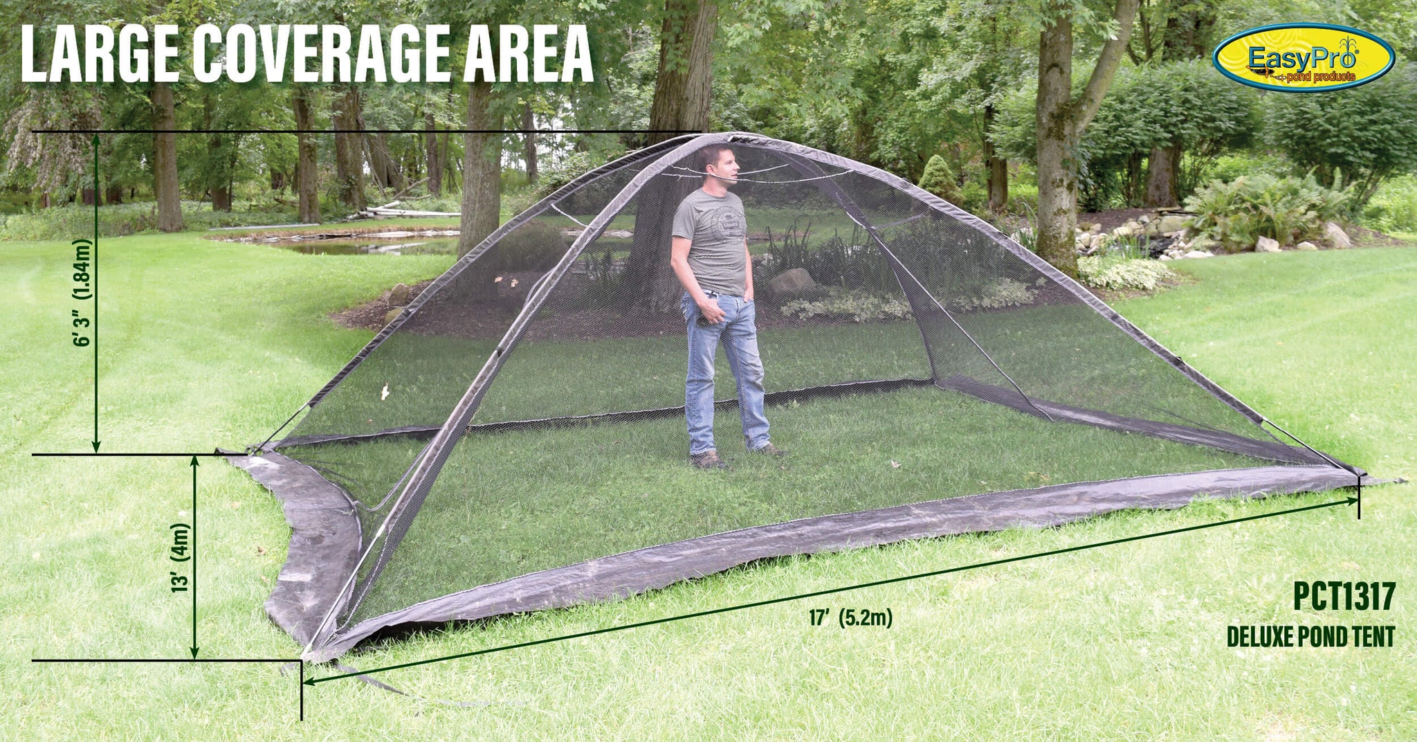 EasyPro Deluxe Pond Cover Tent – Pondscape